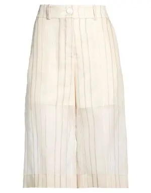 Peserico Striped Organza Bermuda Shorts
