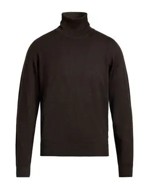 DRUMOHR Turtleneck In Merino Wool - Brown