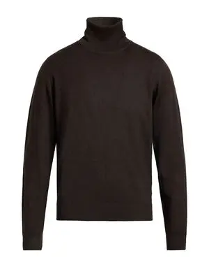 DRUMOHR Turtleneck In Merino Wool - Brown