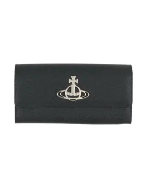 VIVIENNE WESTWOOD Wallet Textile Fibers - Black