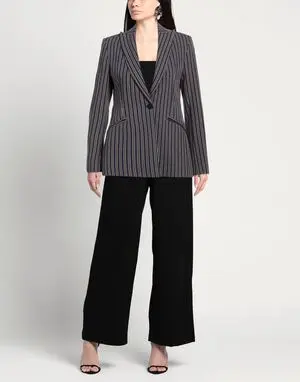 COMPAGNIA ITALIANA Striped Single-breasted Blazer