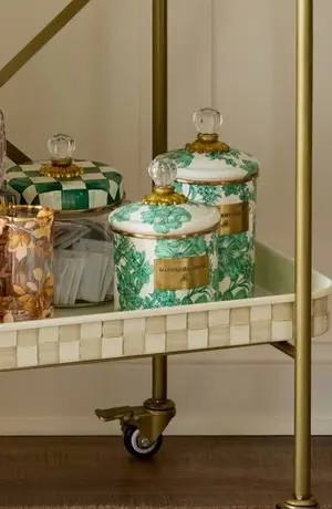 MACKENZIE-CHILDS English Garden Small Canister