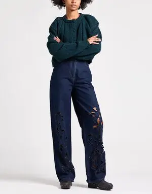 Alpha Studio Straight-leg Jeans With Appliqués And Embroidery
