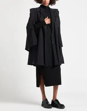 Yohji Yamamoto Overcoat Wool And Silk