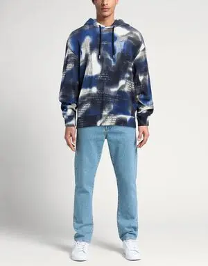 Armani Exchange Cotton-elastane Jersey Sweatshirt - Navy