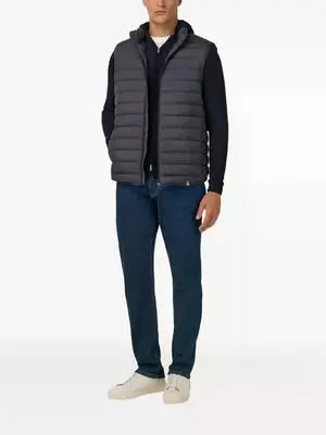 Boggi Milano Padded Gilet - Blue