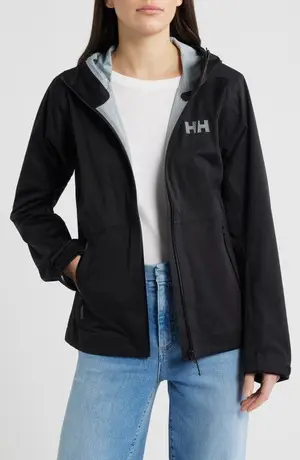 Helly Hansen Momentum 3-layer Waterproof Hooded Jacket - Black