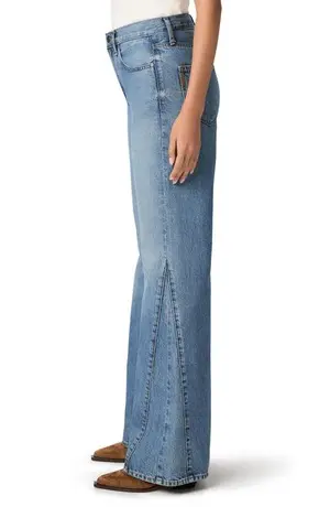 Paige Callie Inset Flare Jeans