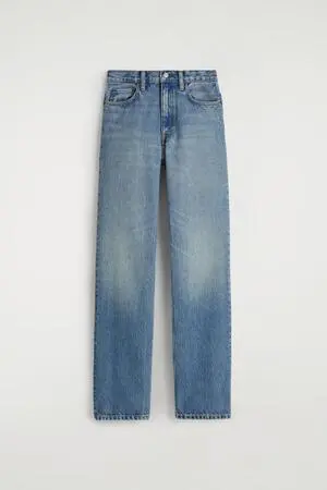 Cos Chord Straight-leg Jeans In Dark Wash - Blue