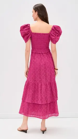 CLEOBELLA Maxi Dress With Puff Sleeves And Details