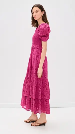 CLEOBELLA Maxi Dress With Puff Sleeves And Details