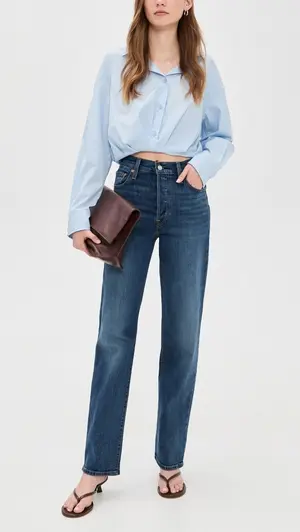 LEVI'S Ribcage Full Length Jeans - Select Us