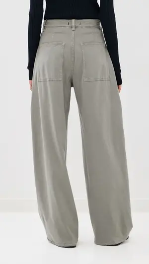 Tibi Dyed Stretch Twill Sid Pants