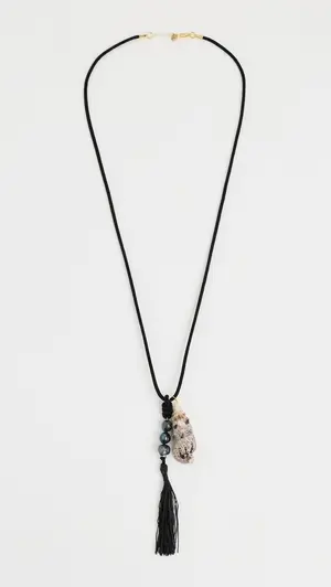 Maison Irem Selis Tasseled Charm Necklace