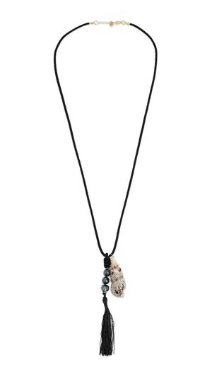 Maison Irem Selis Tasseled Charm Necklace