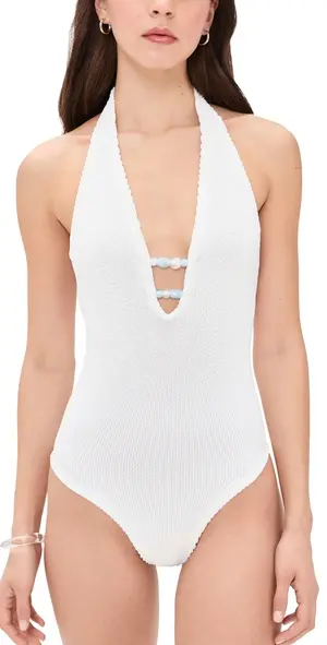 V-Neck Cutout Back Onesies