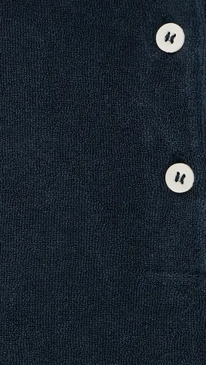 Kule Terry Polo With Classic Collar