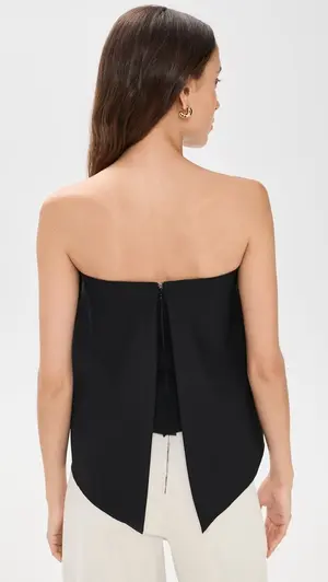 HOUSE OF DAGMAR Ruched Tube Top
