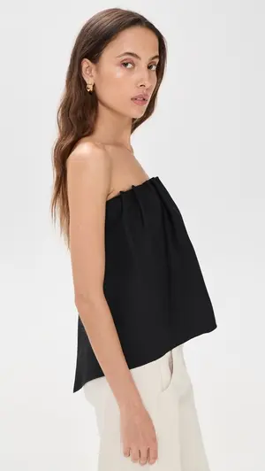 HOUSE OF DAGMAR Ruched Tube Top