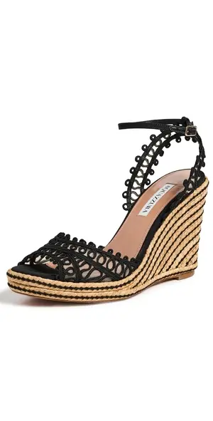 Aquazzura Raffia Espadrilles