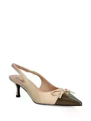 Moschino Bow-detail Slingback Pumps