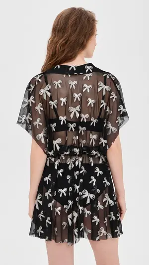 Norma Kamali Super Oversized Boyfriend Mini Dress