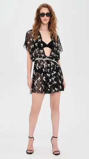 Norma Kamali Super Oversized Boyfriend Mini Dress