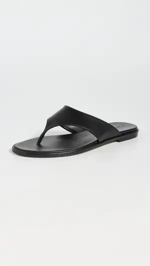 AeydĒ Amaya Nappa Leather Sandals - Black