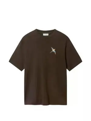 Axel Arigato Bird-motif T-shirt - Brown