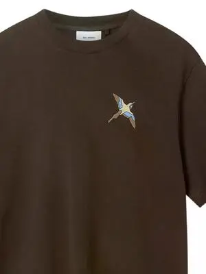 Axel Arigato Bird-motif T-shirt - Brown