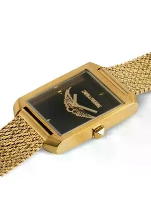Zadig&Voltaire Voltaire Wings Gold Watch - Black