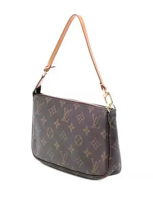 LOUIS VUITTON 2000 Monogram Pochette Accessoires - Brown