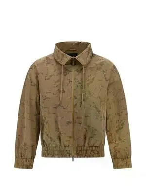Herno Water-jacquard High-neck Jacket