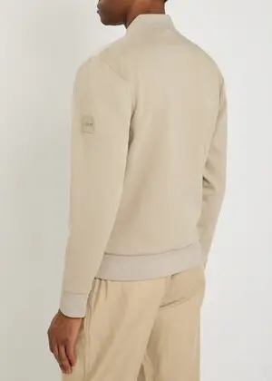 BOSS Skiles Quilted Shell And Cotton-blend Jacket