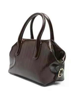 THEMOIRE Small Tallia Top-handle Tote Bag - Brown