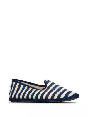 VIBI VENEZIA Striped Loafers - Blue