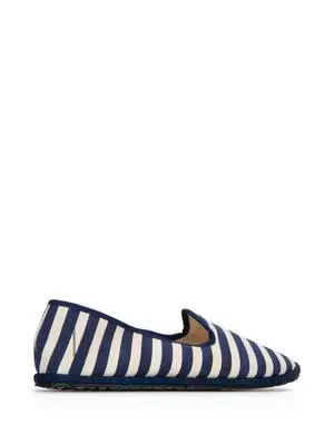 VIBI VENEZIA Striped Loafers - Blue