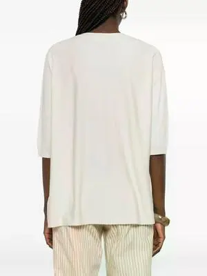Hemisphere V-neck Button Cardigan - Neutrals