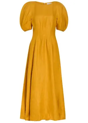 Gabriela Hearst Puff Sleeve Day Dresses