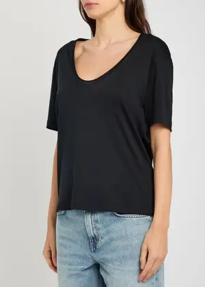 TOTEME Cotton And Silk-blend T-shirt