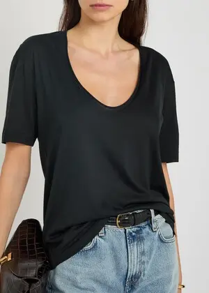 TOTEME Cotton And Silk-blend T-shirt