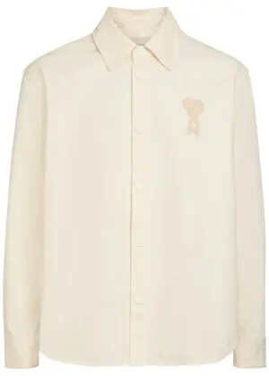 Ami Embroidered Overshirts For Men