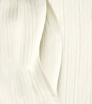 Issey Miyake Hatching Pleats Straight Leg Trousers