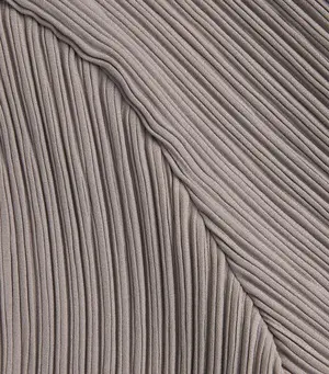 Issey Miyake Hatching Pleats High-neck Top