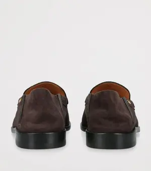 TOD'S Suede Loafers - Brown