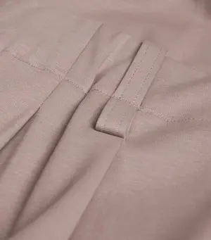 Issey Miyake Cotton-blend Simple Ensemble Trousers - Grey