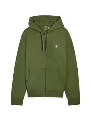 Polo Ralph Lauren Zip Up Hoodie With Embroidered Logo