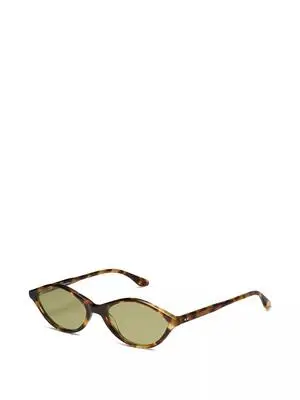 PETER AND MAY Oval-frame Sunglasses