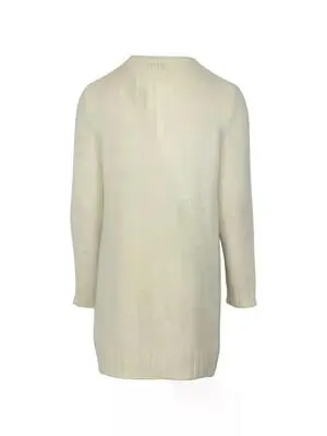 MARIO VALENTINO VINTAGE Cream Knit Round Neck Long Sleeve Dress