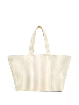 Lacoste Striped Tote Bag - Neutrals